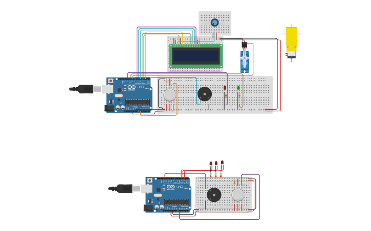 Circuit design Evidencia 14 de TEMP - Tinkercad
