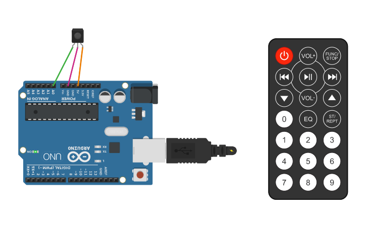 Circuit design Lab4 Task3 Embedded Systems | Tinkercad