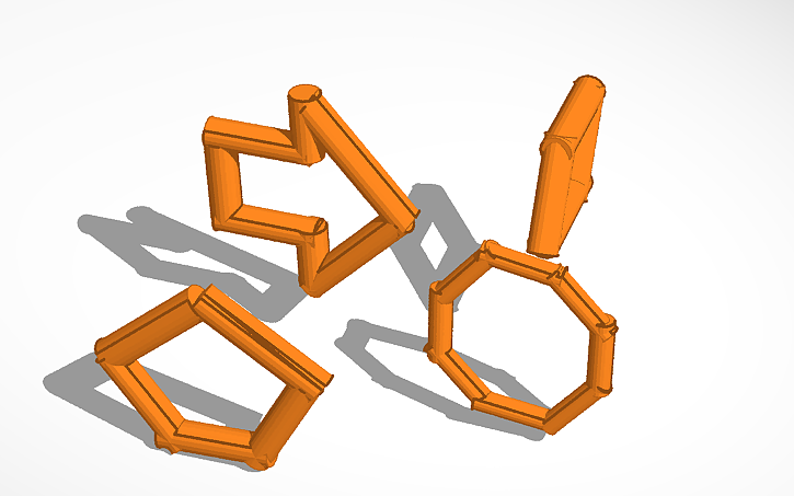 3D design 12 rods 2 | Tinkercad