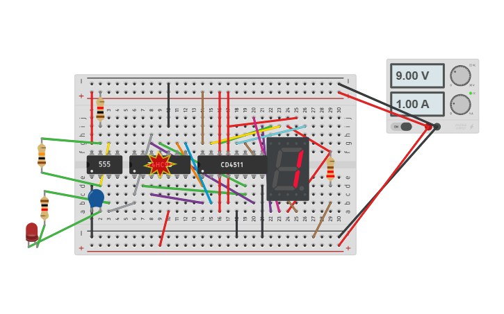 Circuit design Bodacious Snicket-Vihelmo - Tinkercad