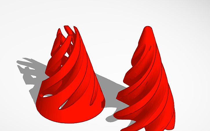 3D design fidget passthrough - Tinkercad