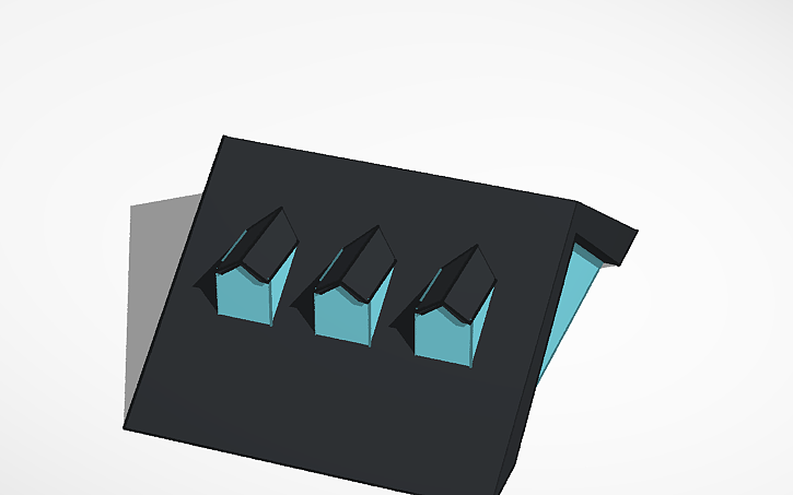 3D design Roof template 2 - Tinkercad