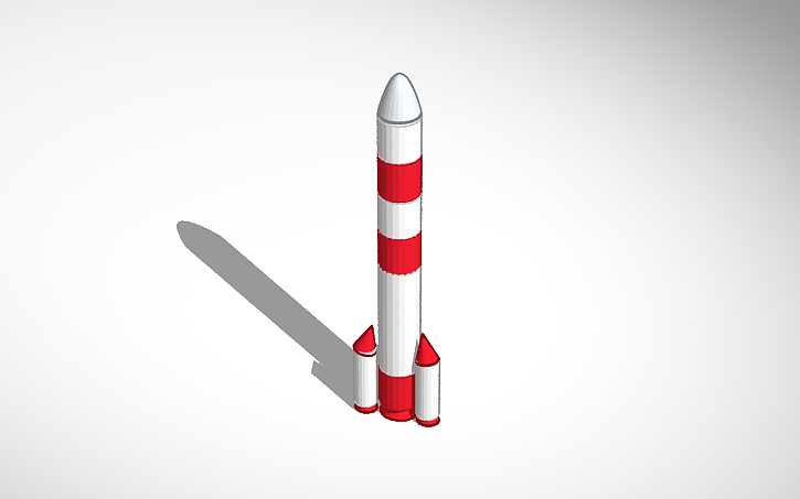3D design GSLV MK 3 | Tinkercad