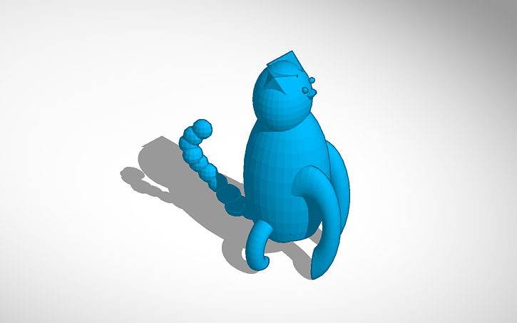3D design Cat - Tinkercad
