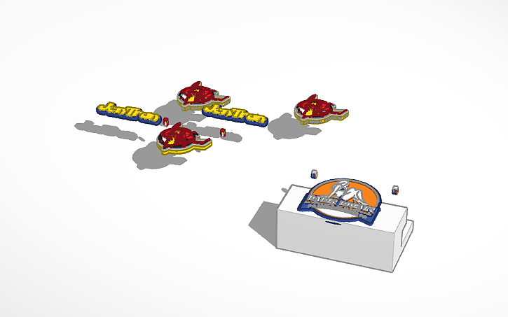 3D design Poke stands - Tinkercad