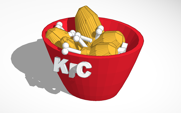 3D design Kfc's - Tinkercad