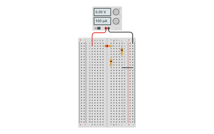 Circuit design ELEN1000 Pre Lab 1 Activity 3a | Tinkercad