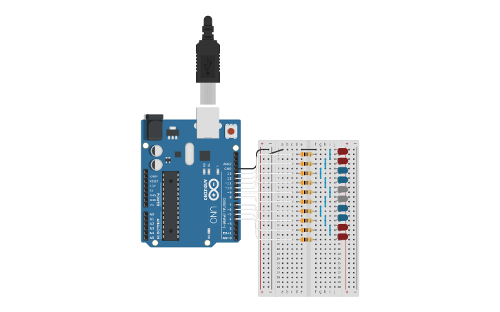 Circuit design Arduino II- Luis Pilamunga Zapata 5A | Tinkercad