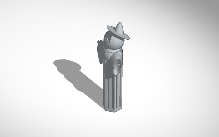 3D design WIZARD Statue challenge | Tinkercad