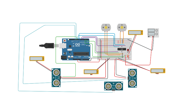 Circuit design Copy of Copy of Séquence 4 - Arduino - DC motor L293D ...