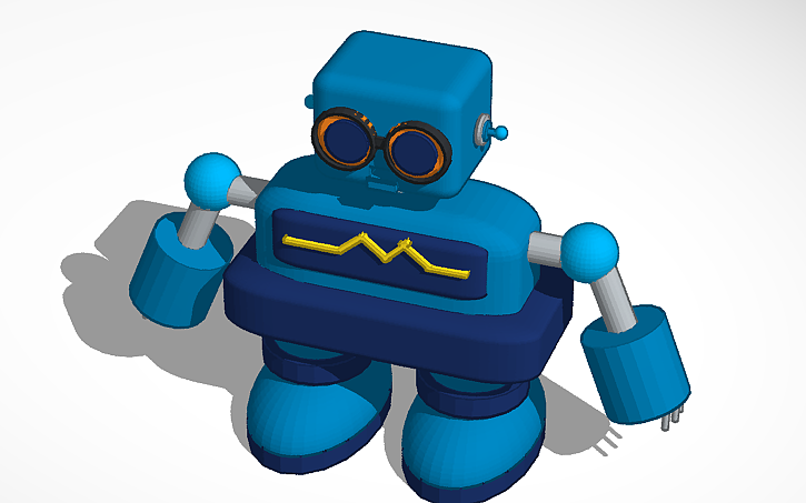 3D design 3D Robot - Tinkercad