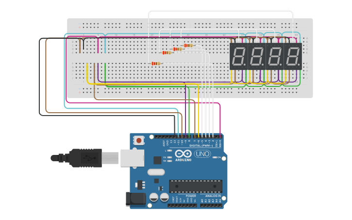 Circuit design scroll date - Tinkercad