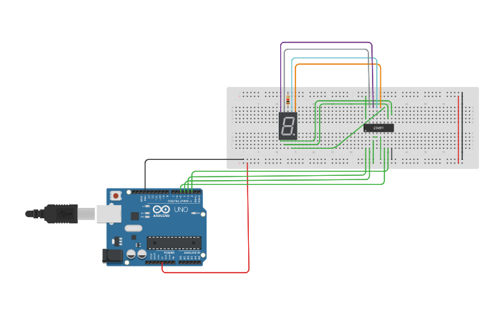 Circuit design 1-9 | Tinkercad