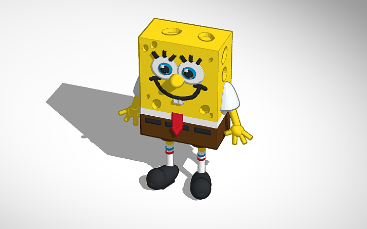 3D design Sponge-Bob Square-Pants - Assignment - Tinkercad