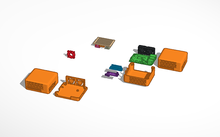 3D design WiP - Mysensors controller and gateway box - Tinkercad