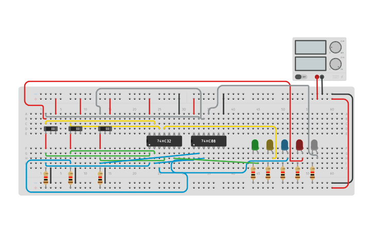 Circuit design digital - Tinkercad