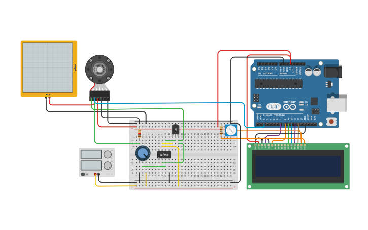 Circuit Design Copy Of Dc Motor Speed Measure Tinkercad