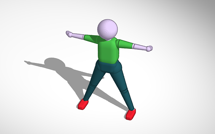 3D design Tinkercad Character - Tinkercad