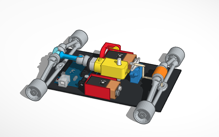 3D design rc base - Tinkercad