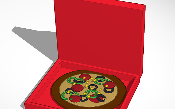 3D design pizza | Tinkercad