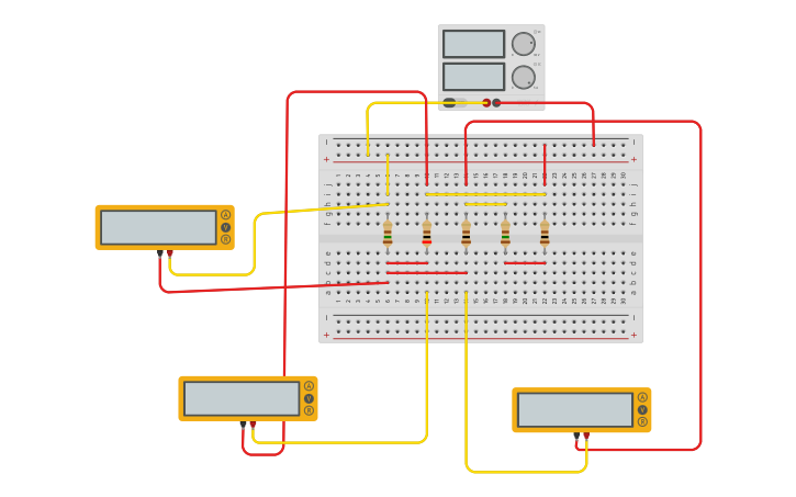 Circuit design Voltage | Tinkercad