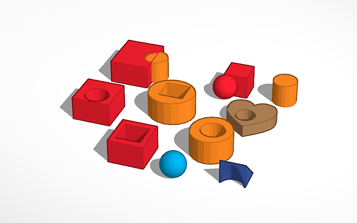 3D design anuj_geometric shapes | Tinkercad