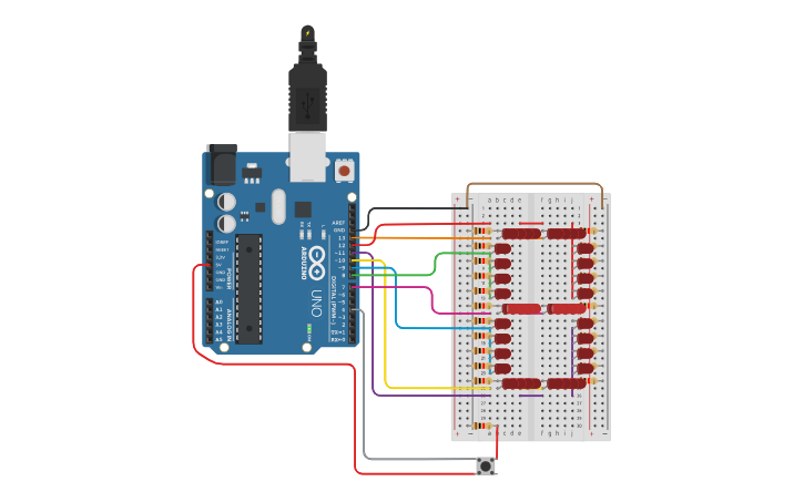 Circuit design Ejercicio 2 - Tinkercad