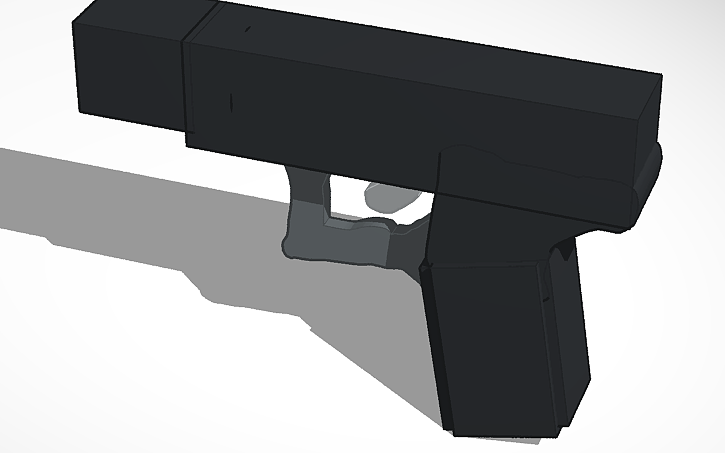 3D design glock 19 9mm - Tinkercad