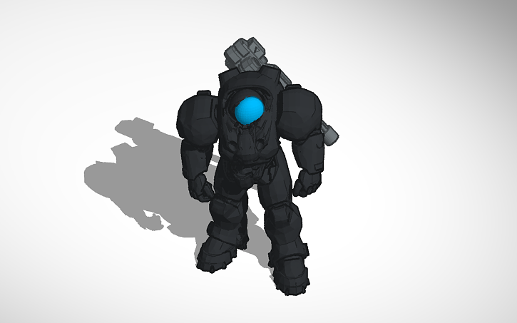 3D design Minigunner - Tinkercad
