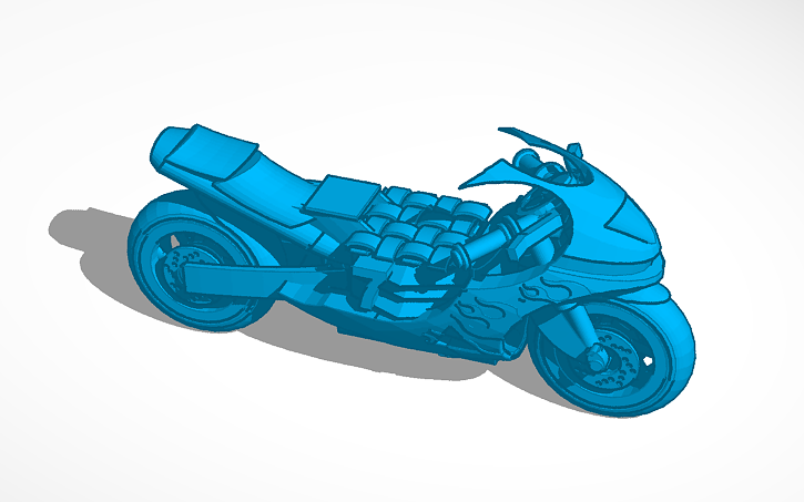 3D design motorbike# | Tinkercad
