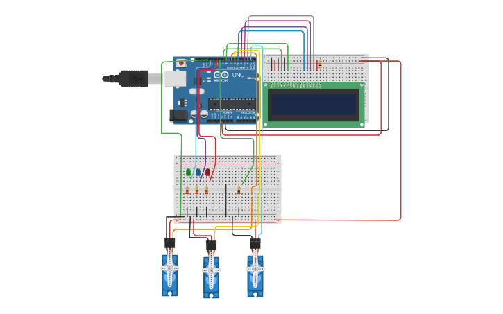 Circuit design Final Pill Reminder - Tinkercad