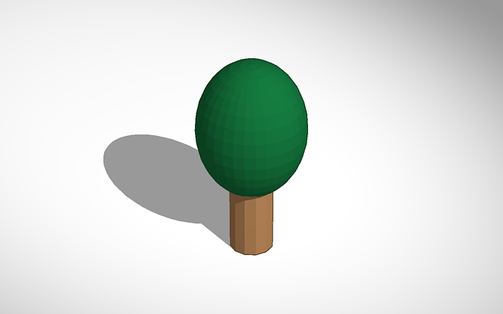 3D design Tree - Tinkercad