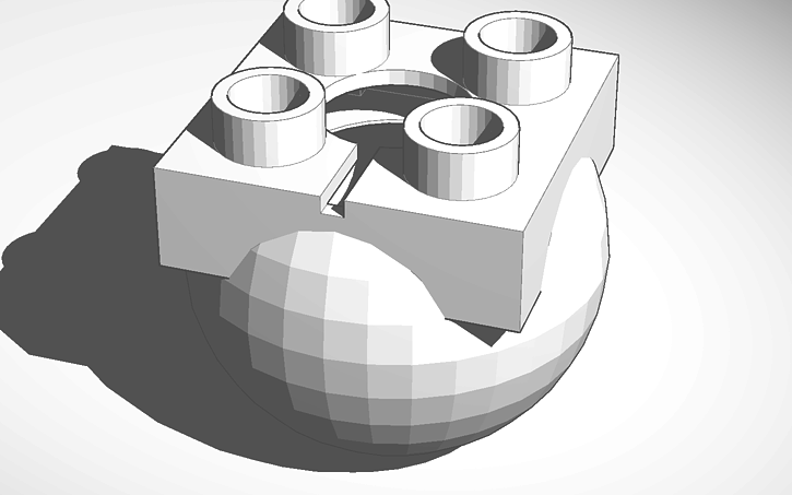 3D design Lego Duplo Compatible Lamp for LED or LED-Strip with wire ...