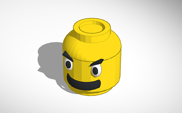 3D design LEGO KARAKTER KAFASI | Tinkercad