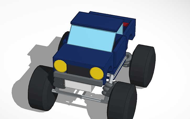 3D design Monster Truck - Tinkercad