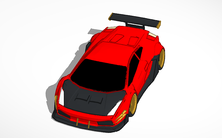3D design Bagged Lamborghini Gallardo - Tinkercad