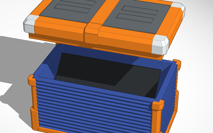 3D design Rocket League Crate | Tinkercad
