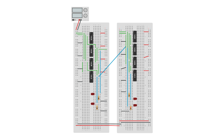 Circuit design Experiment 4B - Tinkercad