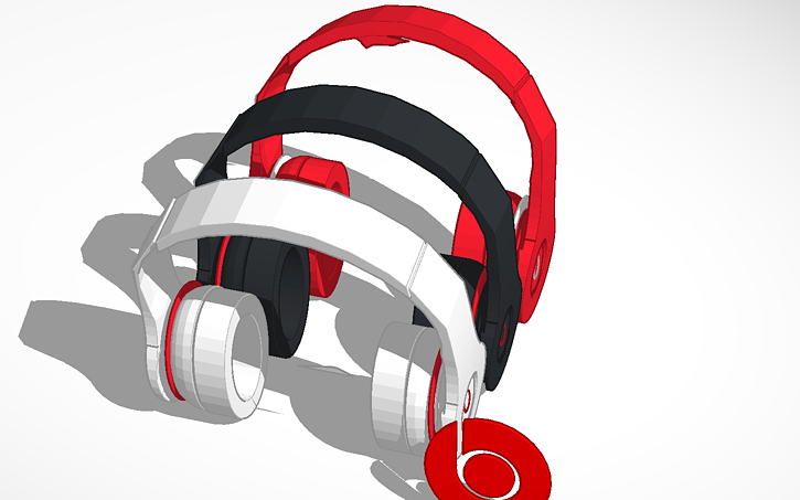 3D design BEATS BY DR DRE - Tinkercad