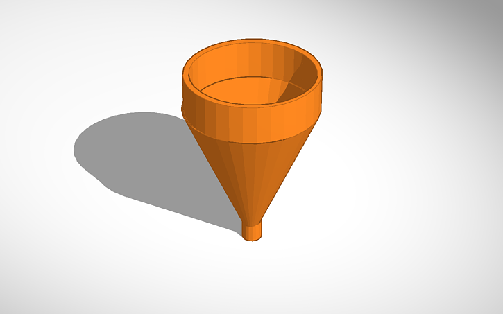 3D design Funnel - Tinkercad