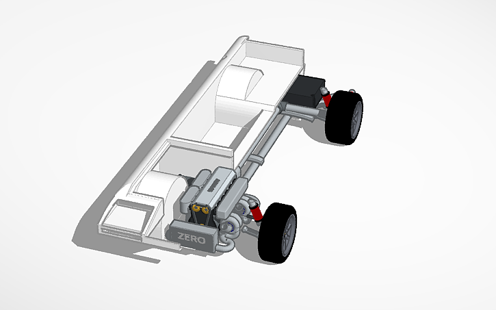 3D design Drivetrain - Azrael "3000" GT-X Zenki - Tinkercad