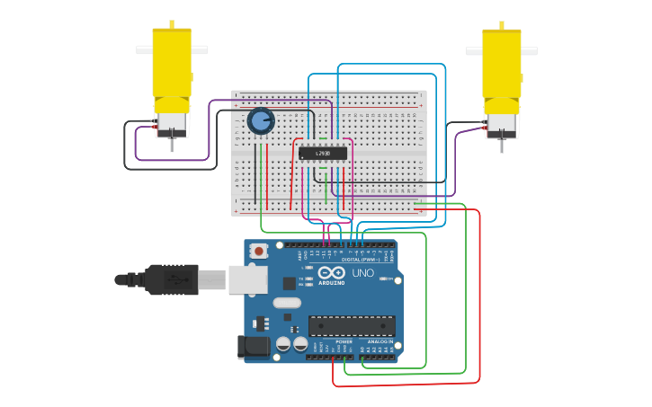 Circuit Design Тема 3 задача 2 Плотникова Марина Tinkercad