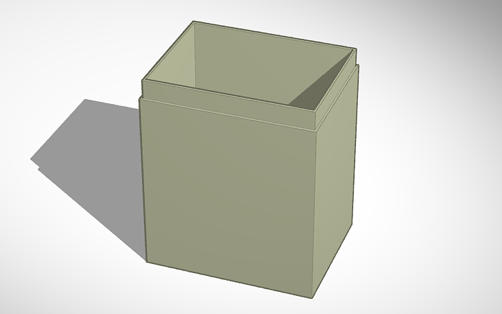 3D design Cards Box 56 mm - Tinkercad