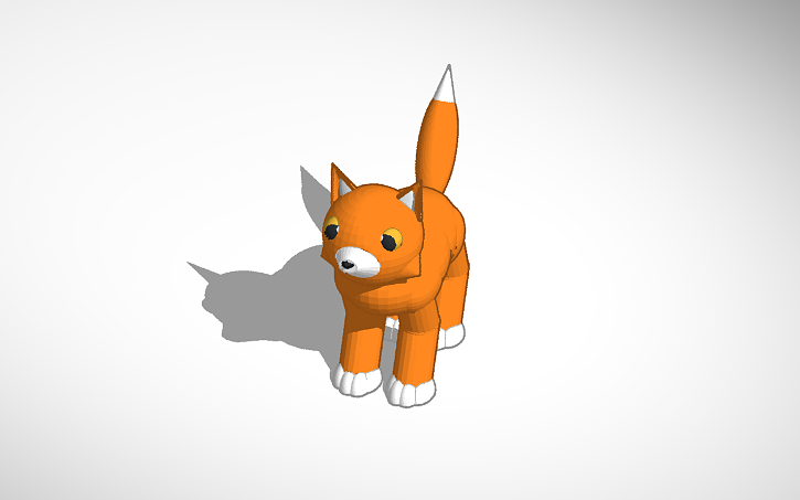 3D design Red Fox - Tinkercad