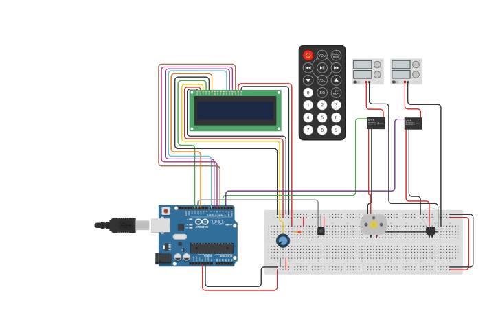 Circuit design IR REMOTE CONTROL - Tinkercad