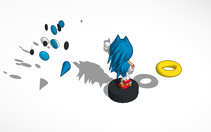 3d Design Sonic Tinkercad