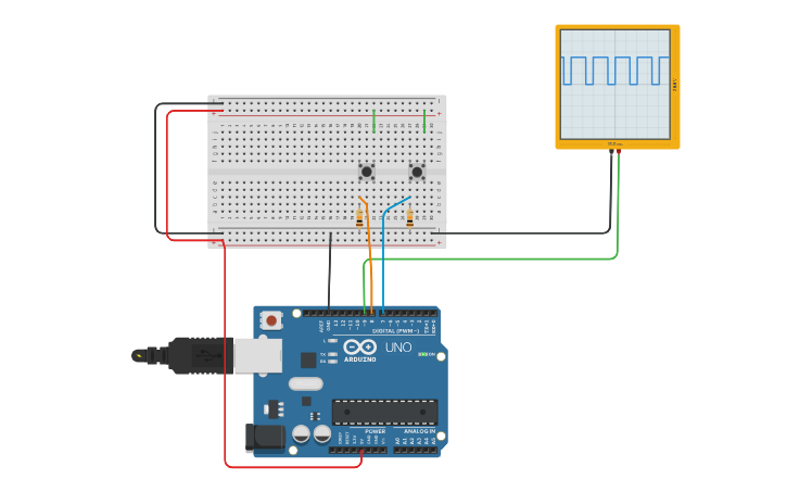 Circuit design Control PWM duty cycle | Tinkercad