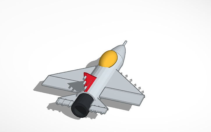 3D design F-16 Lightning-Falcon (Original project) | Tinkercad