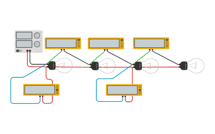 Circuit design Parallel Circuit - Tinkercad
