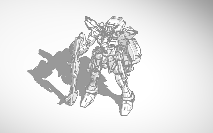 3D design Gundam - Tinkercad